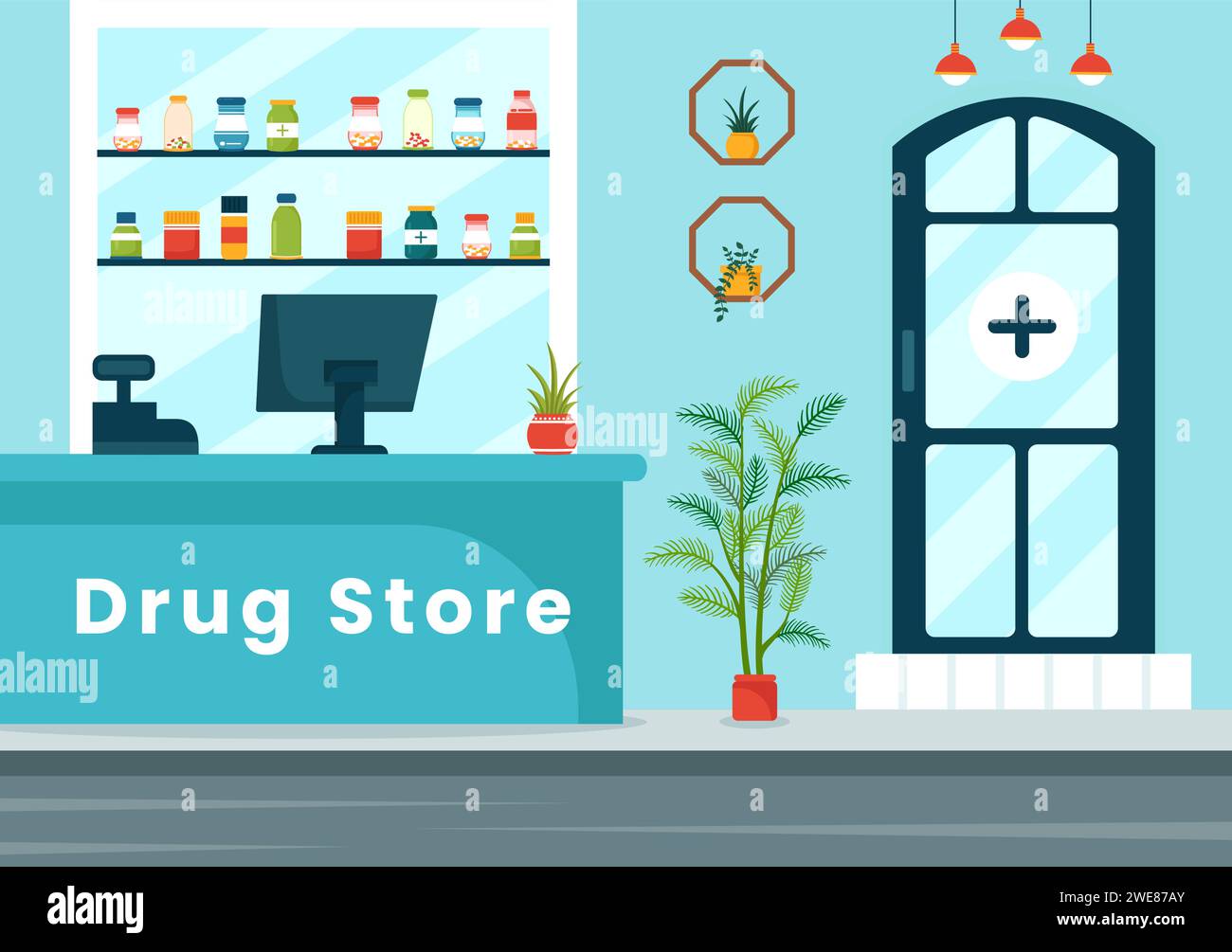 Pharmacist vector cartoon Stock Vector Images - Alamy