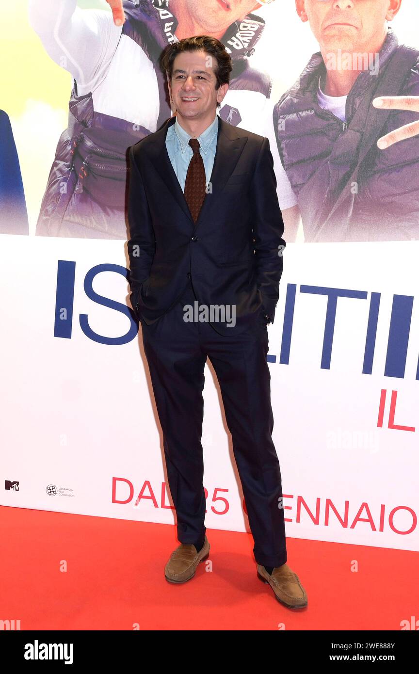 Francesco Mandelli bei der Premiere des Kinofilms I soliti idioti 3 ...