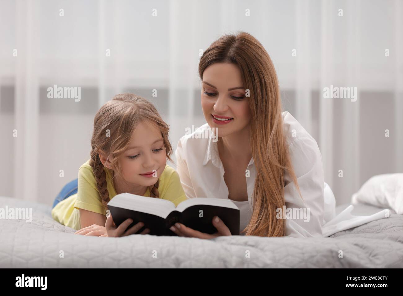 Child blessing bed hi-res stock photography and images - Alamy