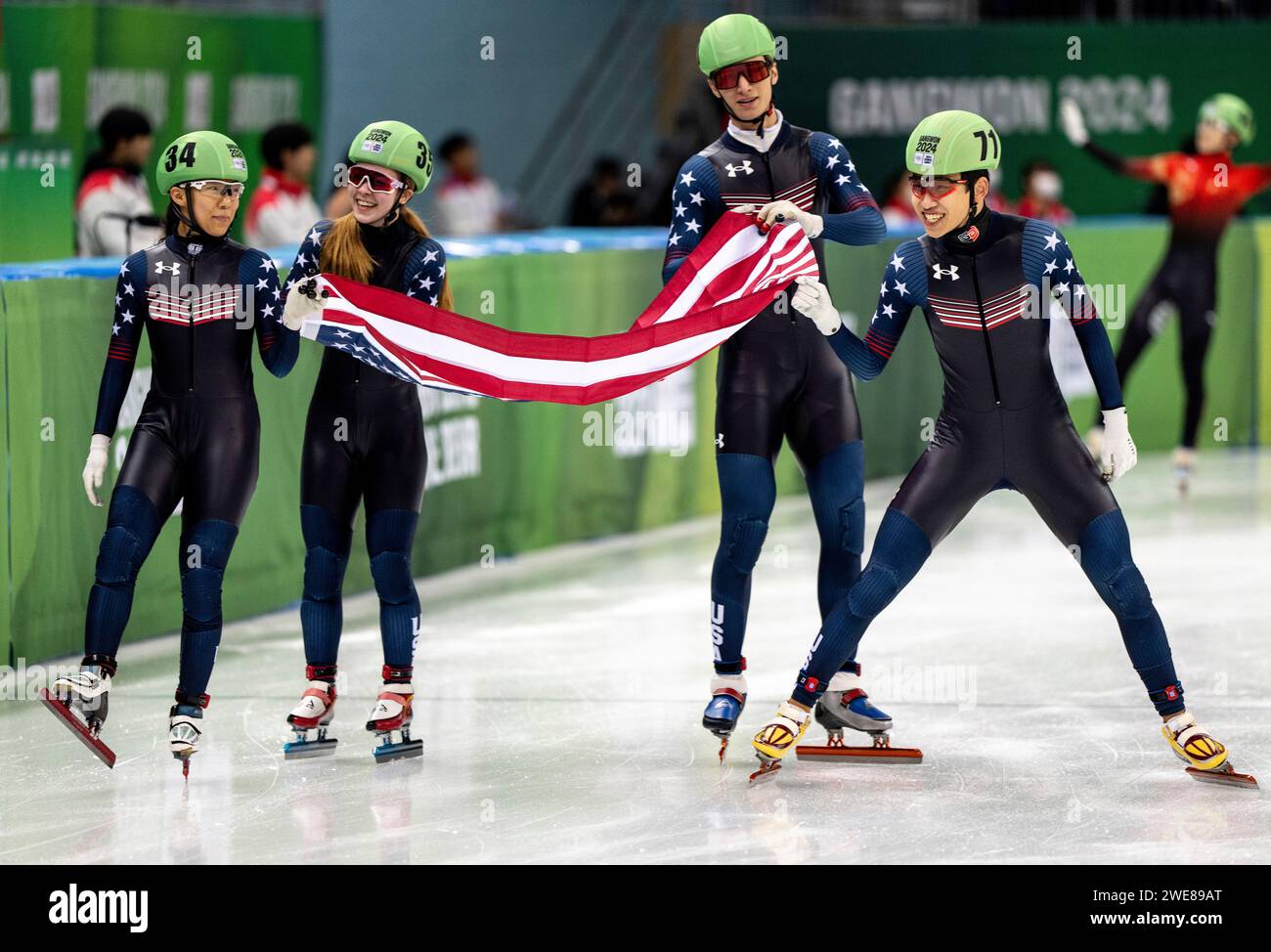 U.S. Kyung Eun Jang, Eliza Rhodehamel, Julius Kazanecki and Sean ...