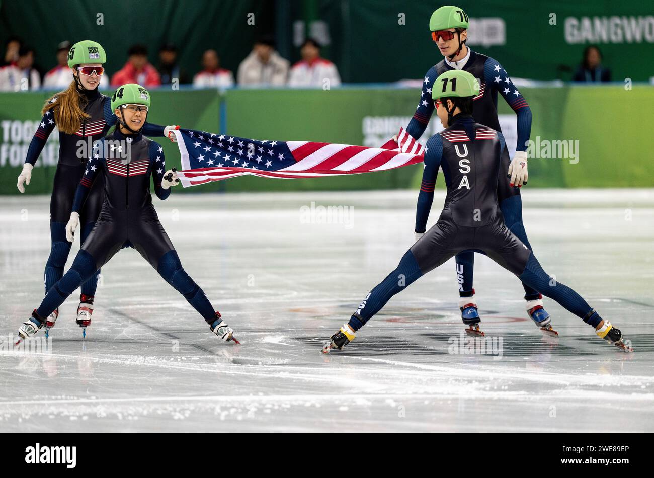 U.S. Kyung Eun Jang, Eliza Rhodehamel, Julius Kazanecki and Sean ...