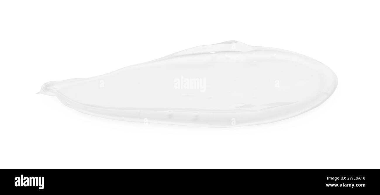 Sample of clear cosmetic gel isolated on white Stock Photo - Alamy