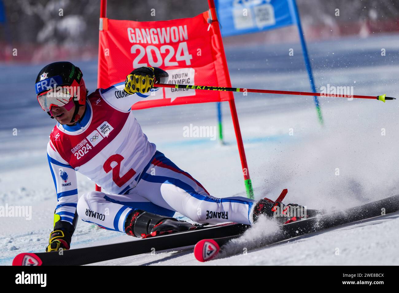 Jeongseon, South Korea. 24th Jan, 2024. Nash Huot-Marchand of France ...