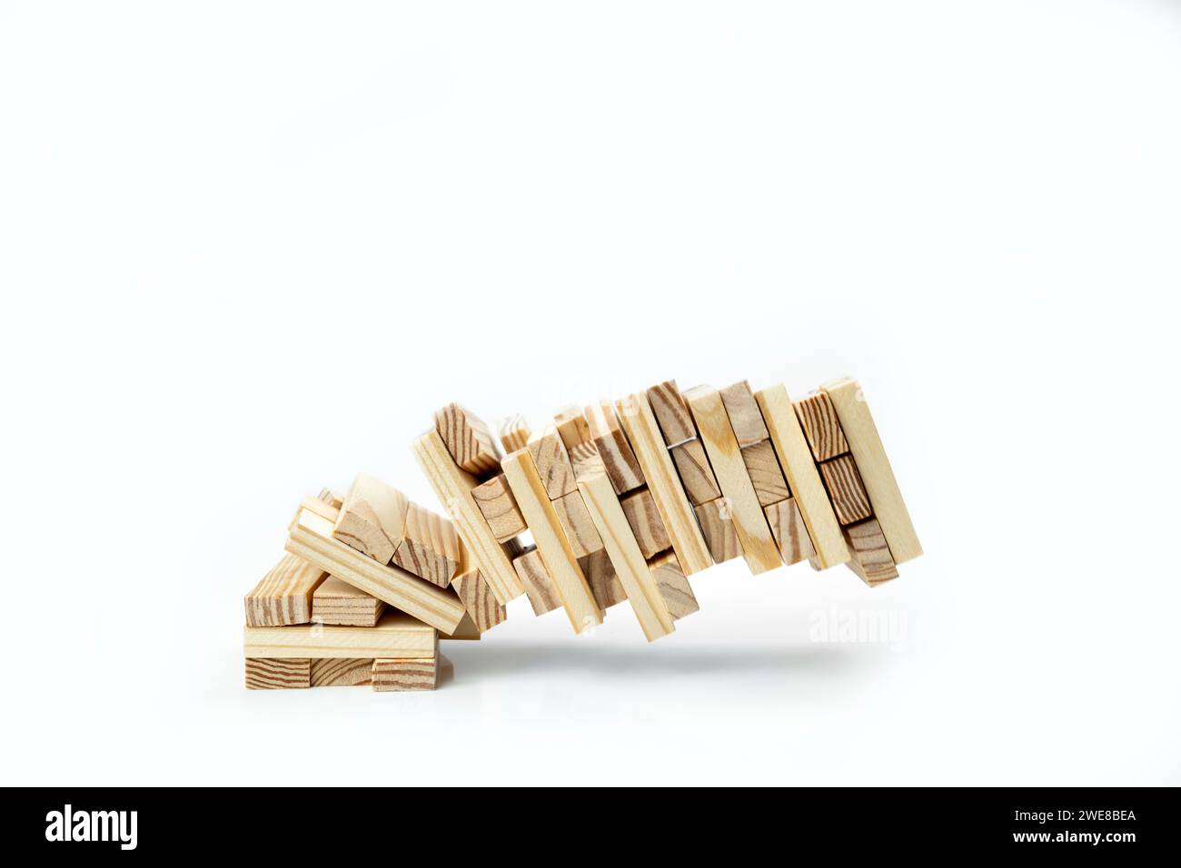Jenga falls hi-res stock photography and images - Alamy