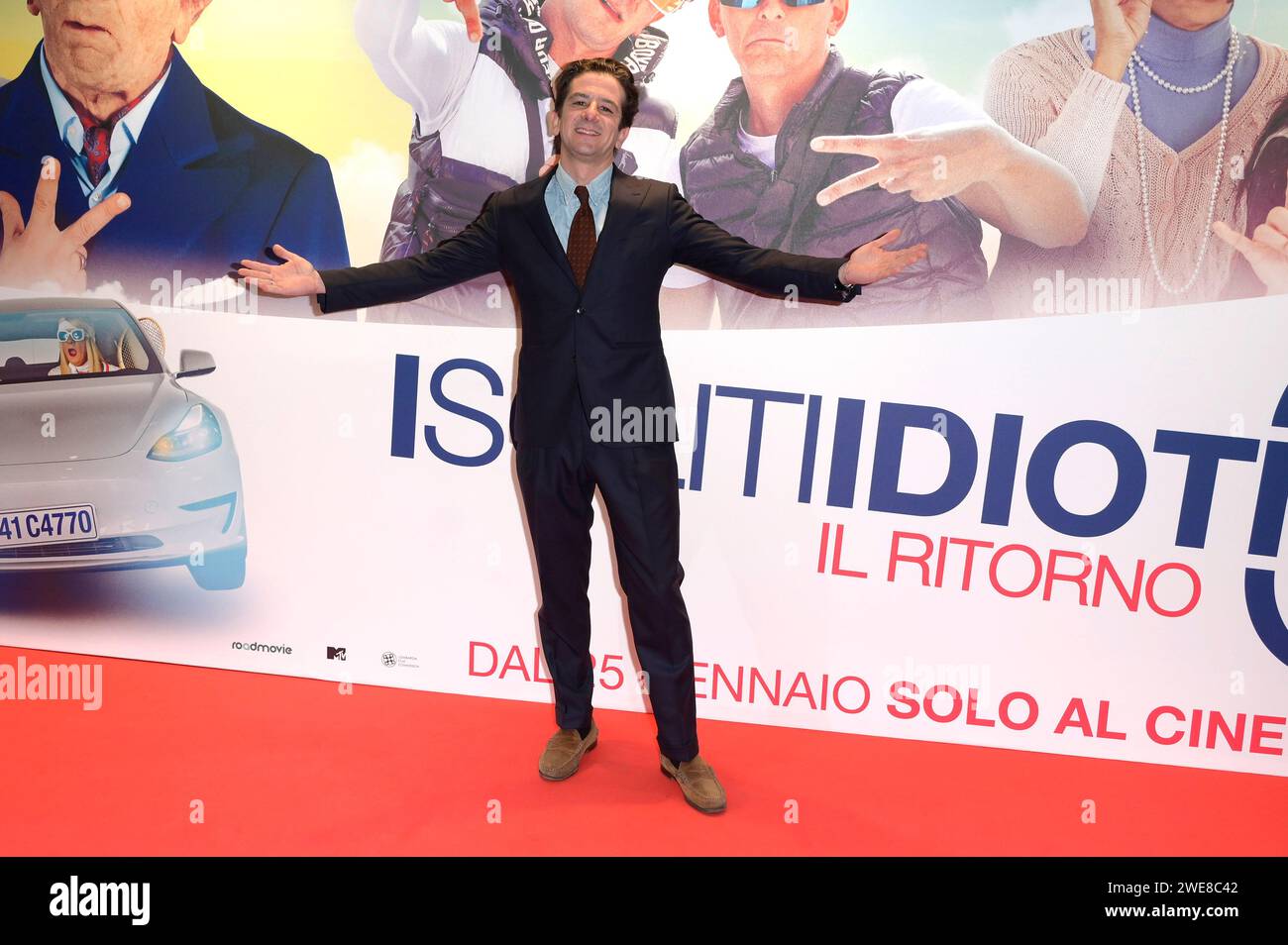 Francesco Mandelli bei der Premiere des Kinofilms 'I soliti idioti 3 ...