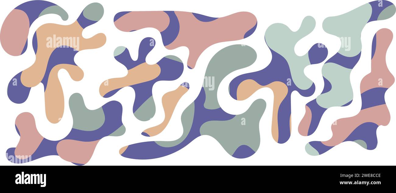 Freeform blob shapes. Abstracts amoeba shapes, freeform organic elements Stock Vector Image ...