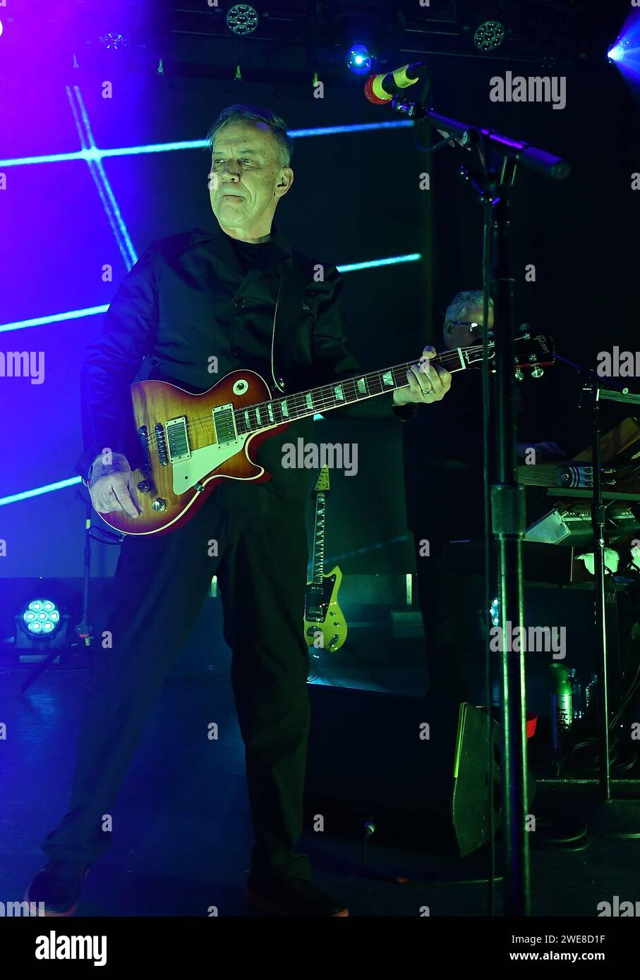 Park City, USA. 22nd Jan, 2024. Bob Mothersbaugh of Devo performs at ...