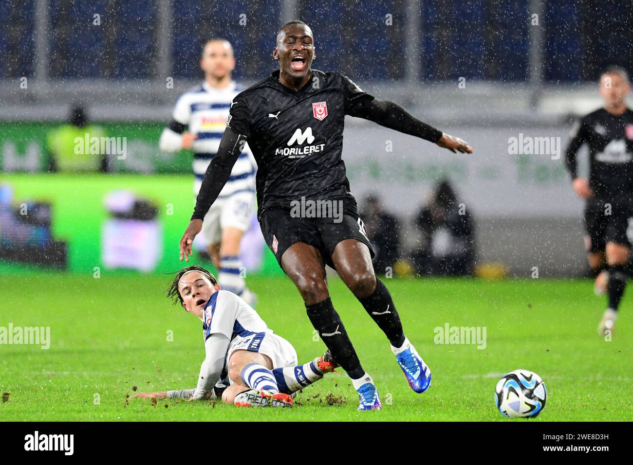 Duisburg, Deutschland. 23rd Jan, 2024. Caspar Jander ( MSV Duisburg ...