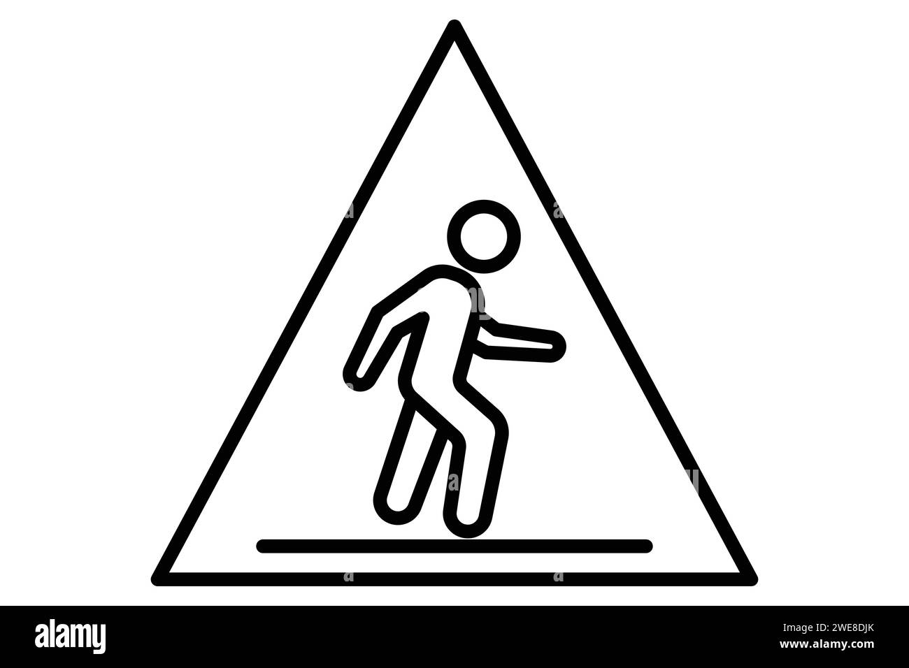 Pedestrian crossing Stock Vector Images - Alamy