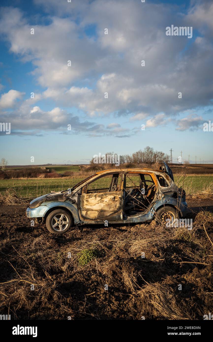Melted metal burned out hi-res stock photography and images - Alamy