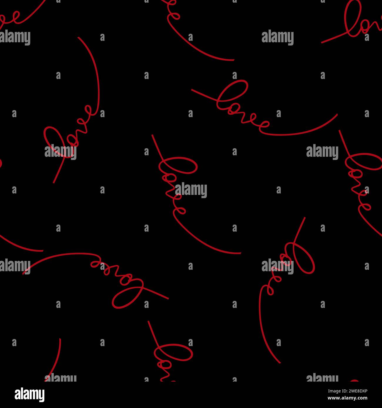 Hand written lettering Love seamless pattern.Text backgrounds ...