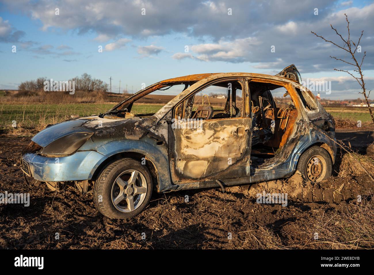 Melted metal burned out hi-res stock photography and images - Alamy
