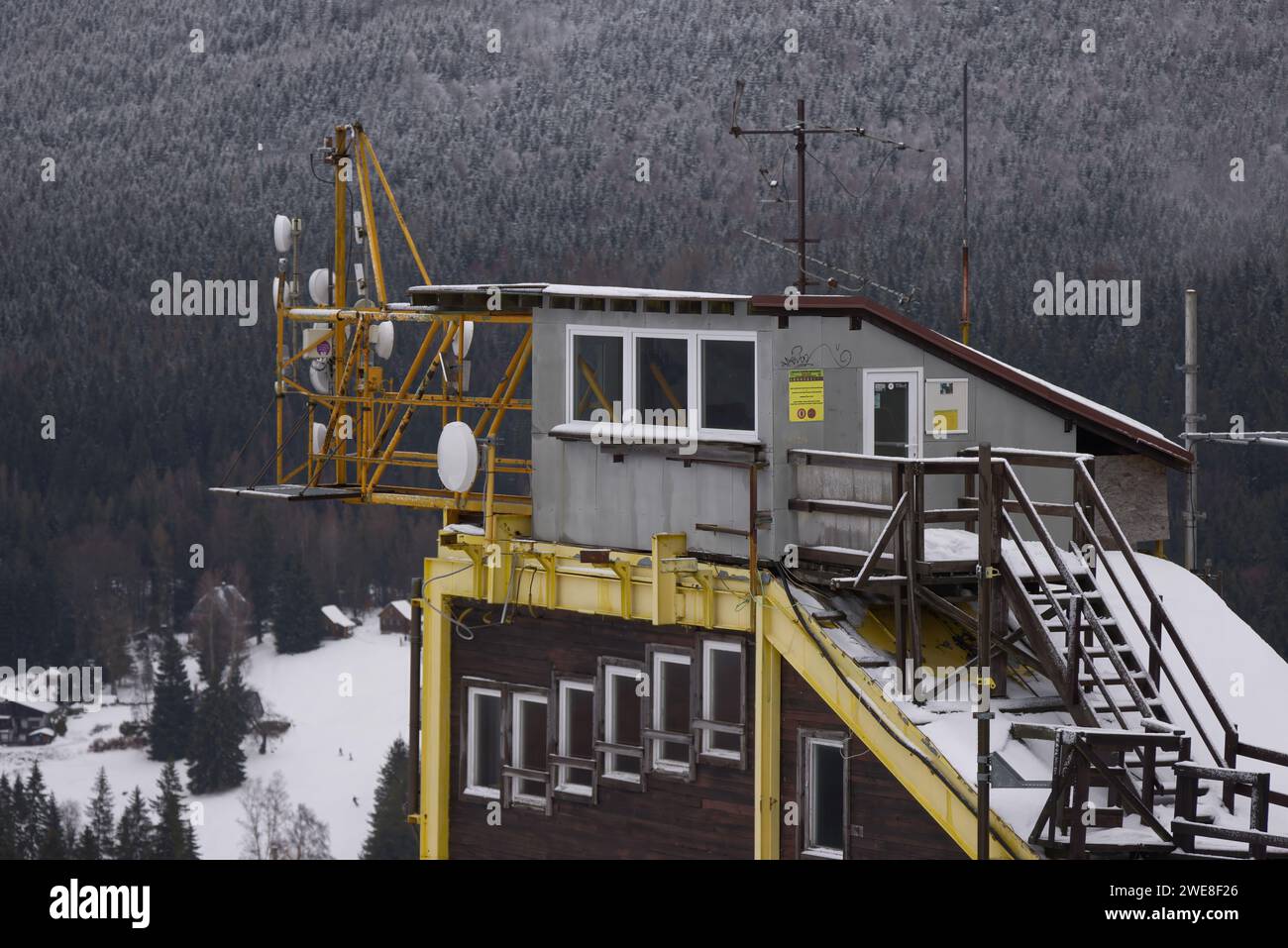 Abandoned mammoth ski jump in Harrachov, K180 is most unique platform ...