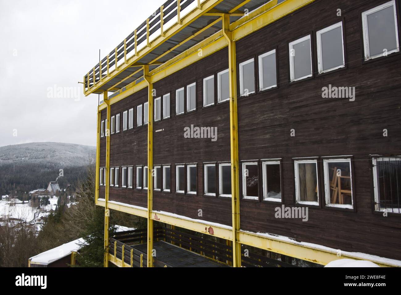 Abandoned mammoth ski jump in Harrachov, K180 is most unique platform ...