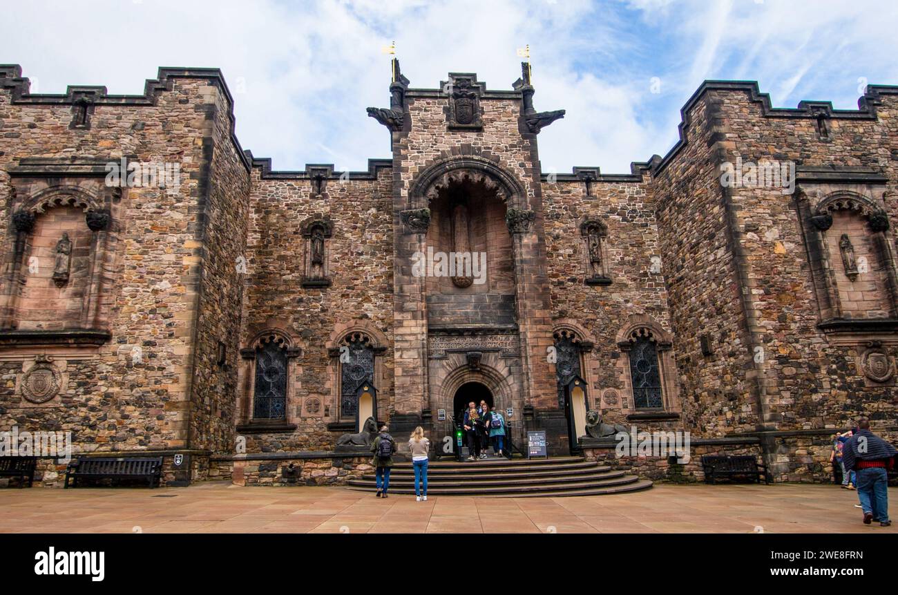 Scottish National War Memorial in Edinburgh Castle Scotland in the ...