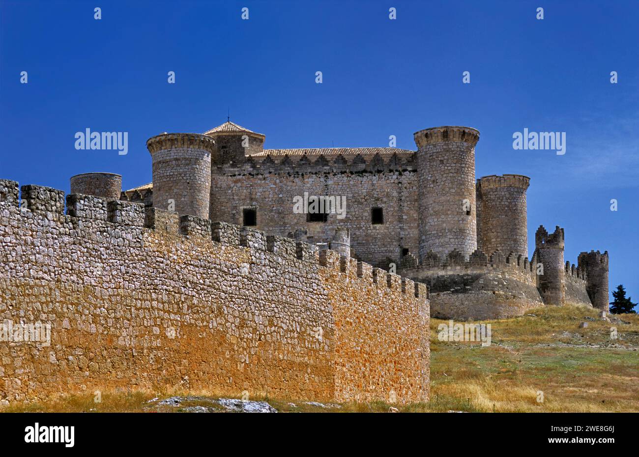 Castillo de Belmonte, 15th century castle near Belmonte, Castilla-La ...