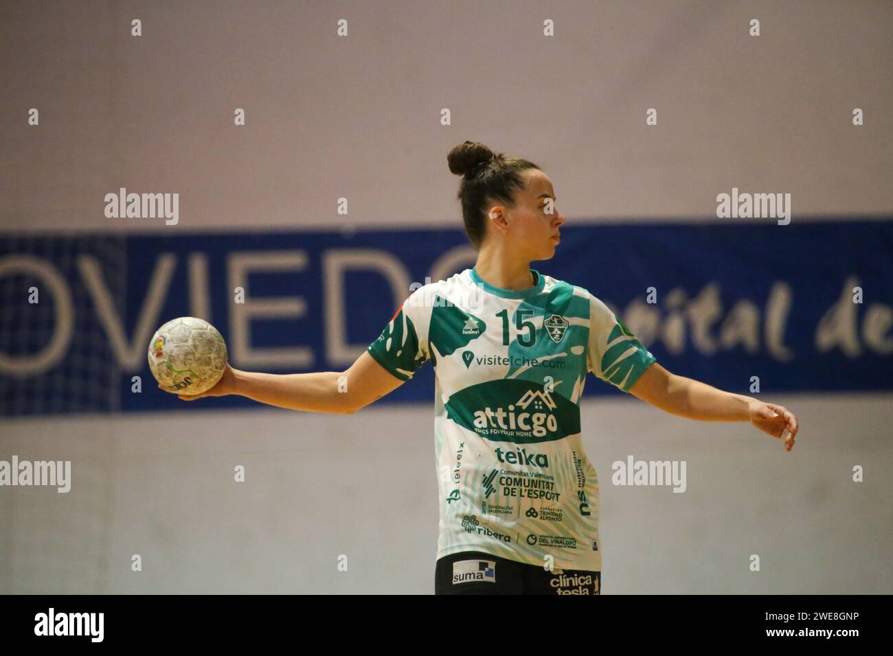 Oviedo, Spain. 23rd Jan, 2024. Oviedo, Spain, January 23, 2024: The ...