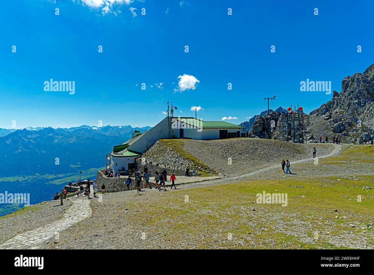 Hungerburgbahn, Station Seegrube, Restaurant Seegrube Stock Photo - Alamy