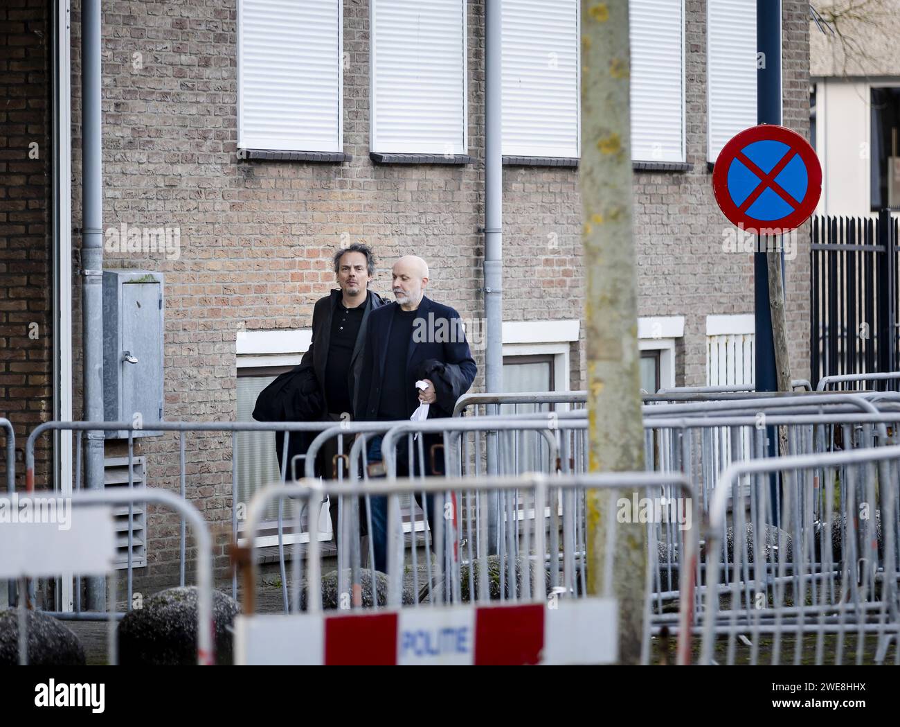 AMSTERDAM - Lawyer Ruud van Boom arrives at the Amsterdam-Bunker Osdorp ...