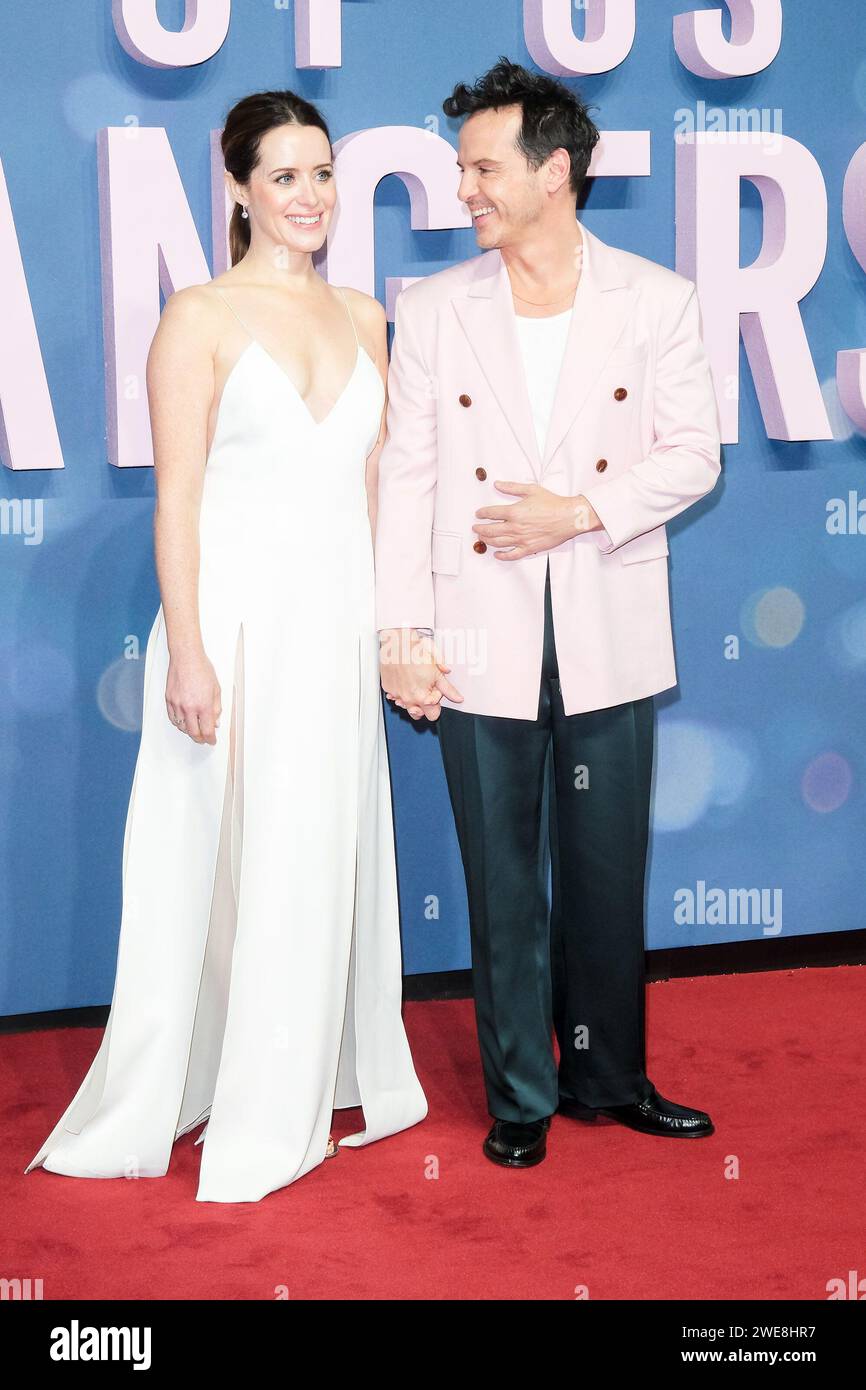 BFI Southbank, London, UK. 23rd Jan, 2024. Claire Foy and Andrew Scott ...