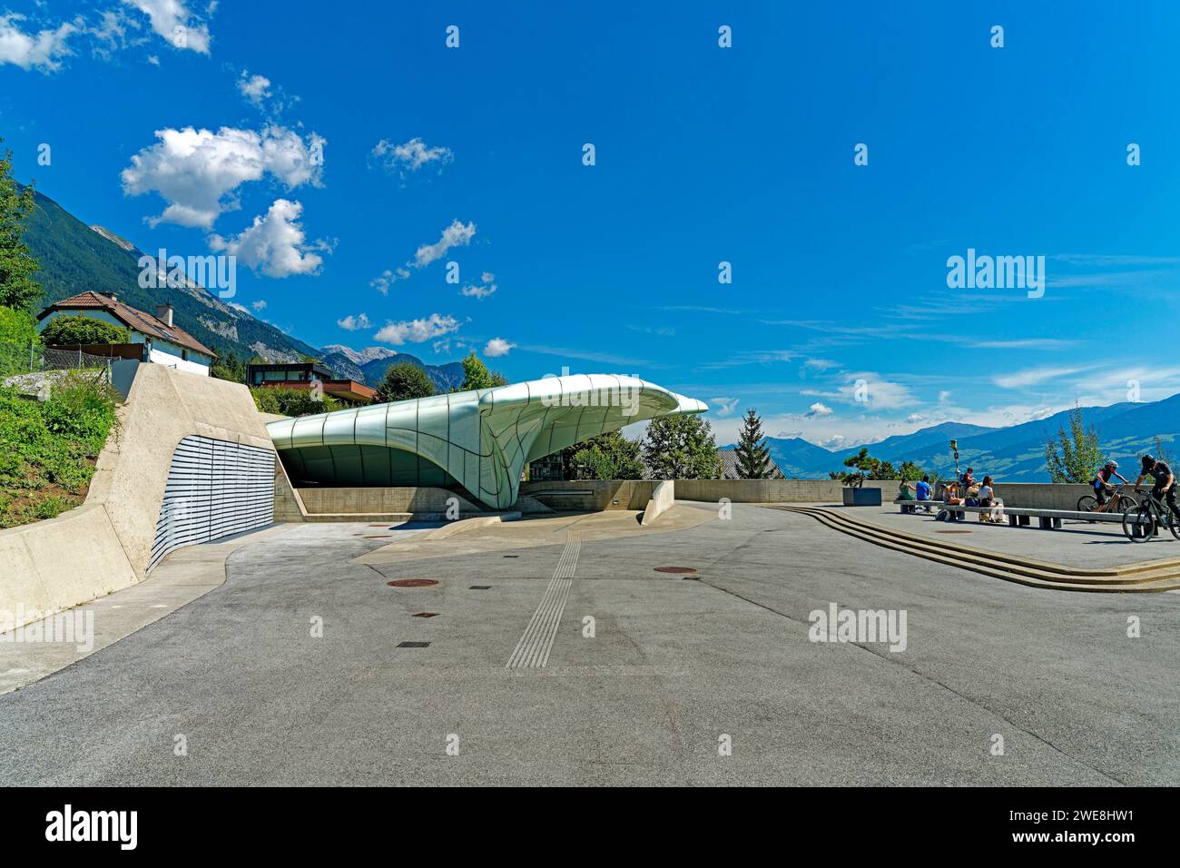 Hungerburgbahn, Station Hungerburg Stock Photo - Alamy