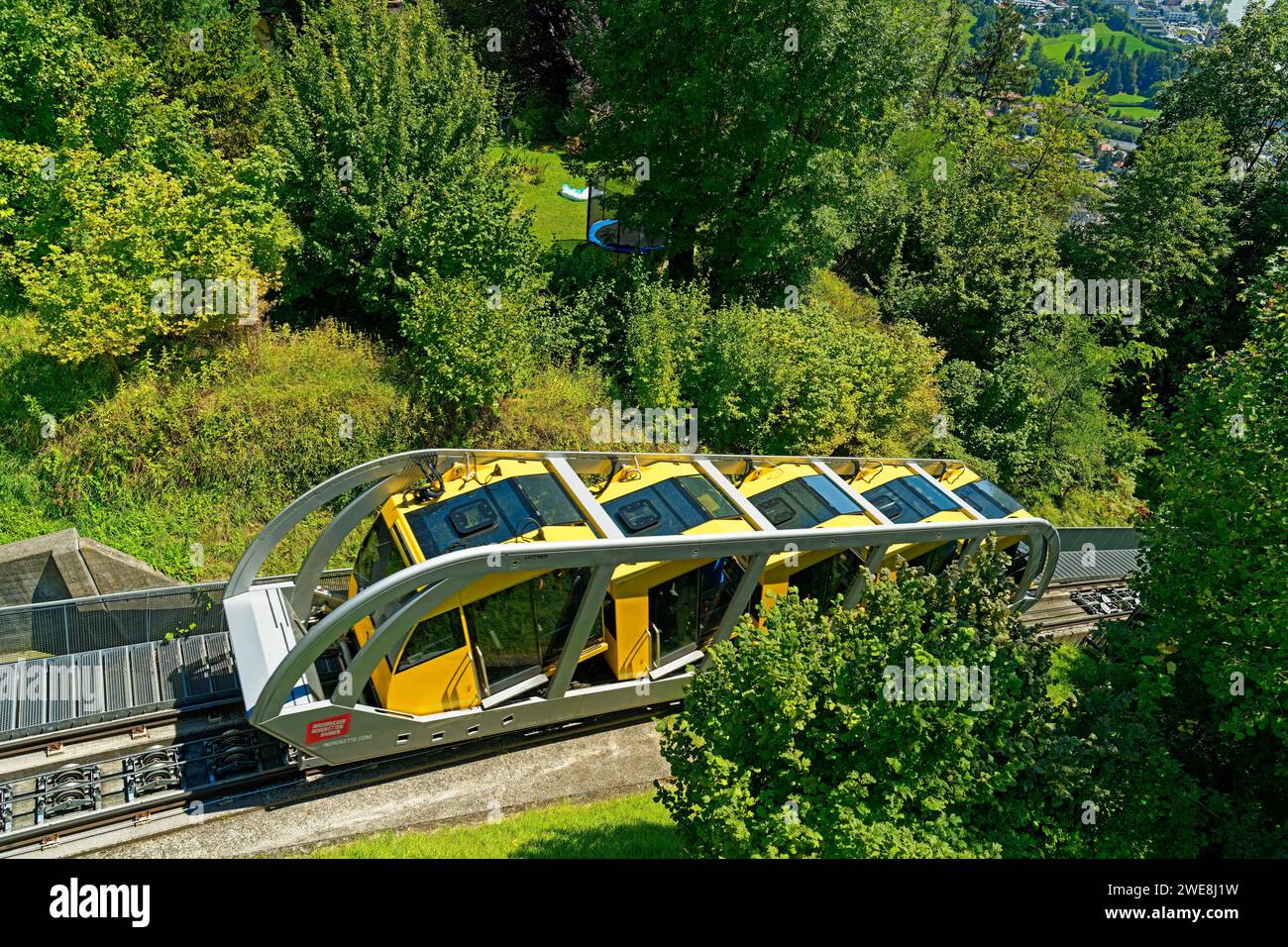 Hungerburgbahn, Station Hungerburg Stock Photo - Alamy