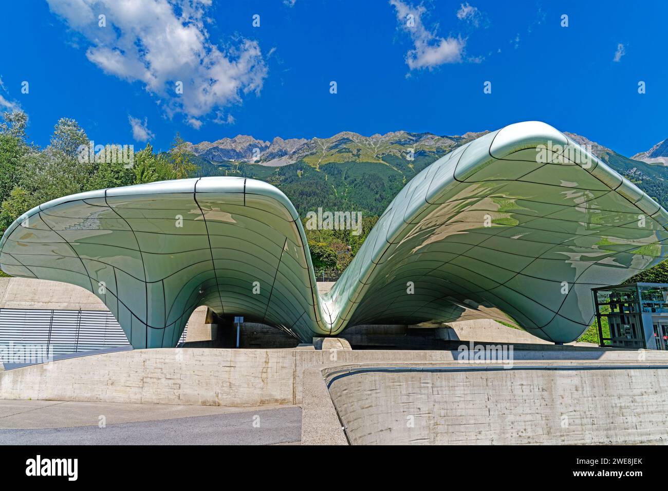 Hungerburgbahn, Station Hungerburg Stock Photo - Alamy