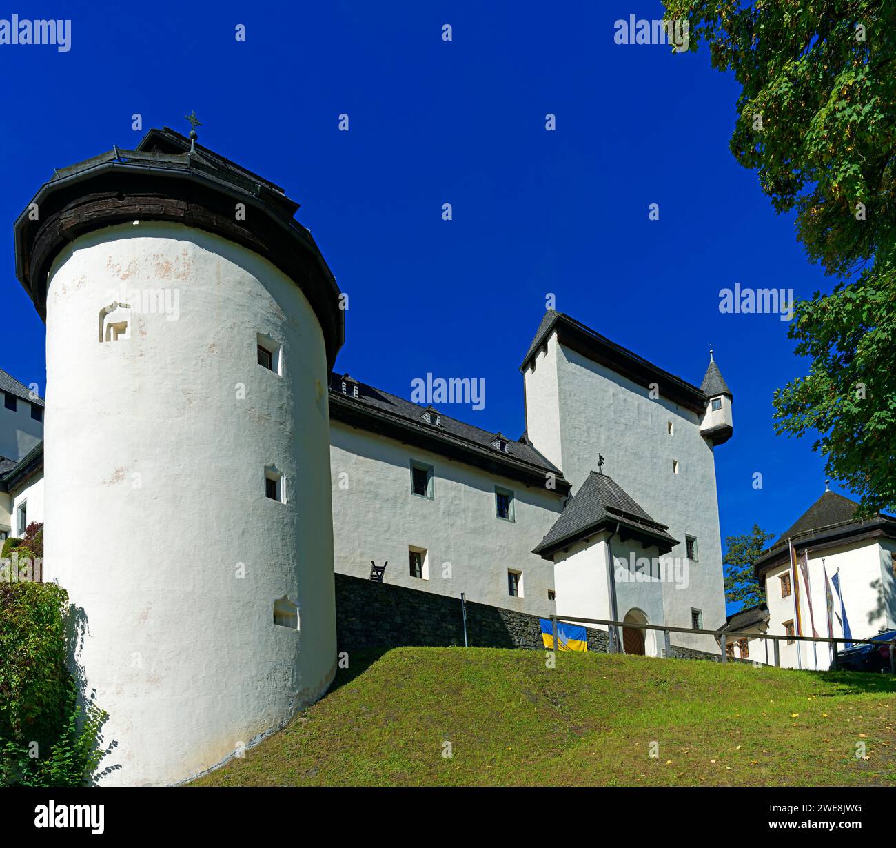 Goldegg castle goldegg austria salzburg hi-res stock photography and ...