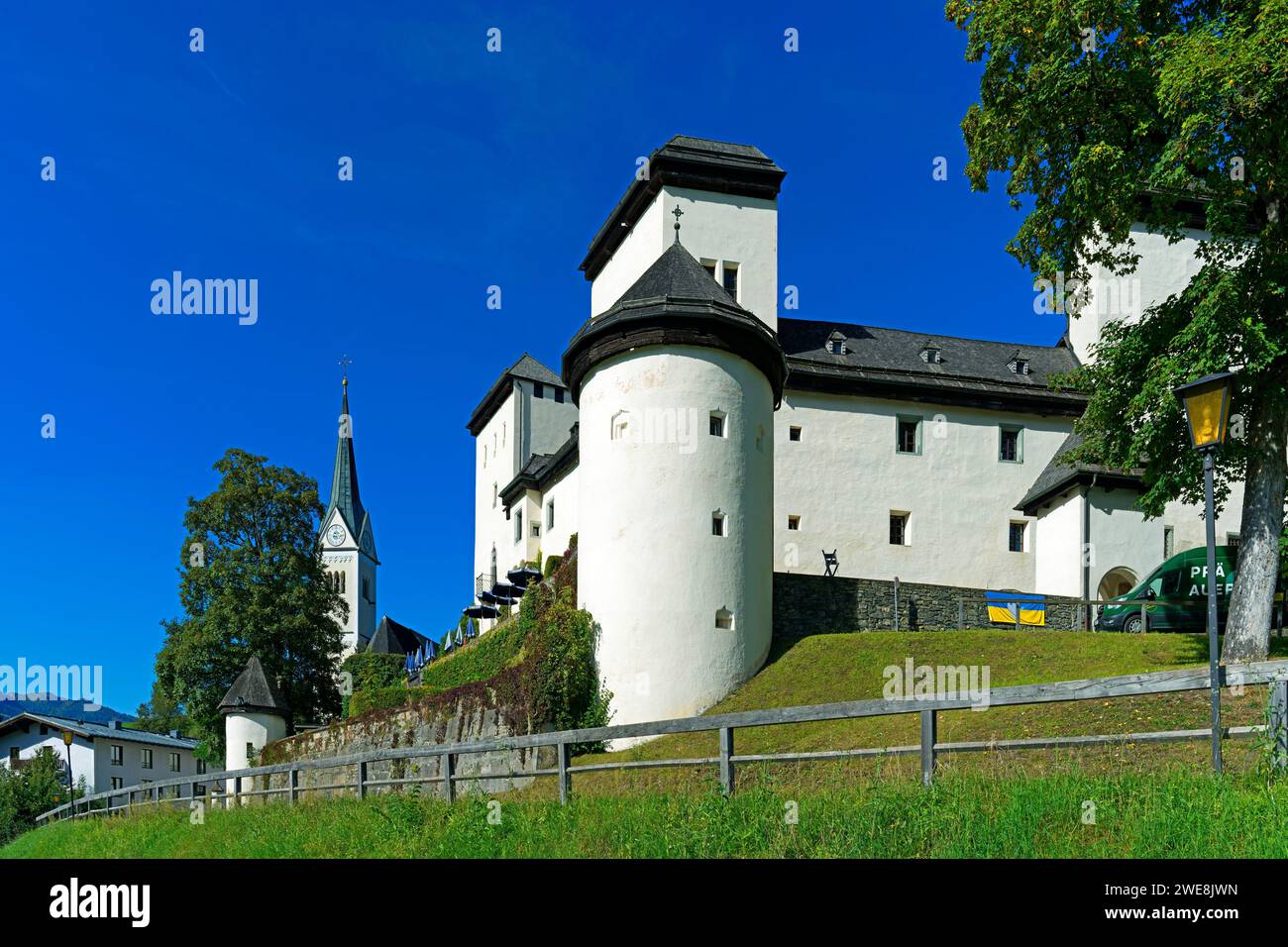 Goldegg castle goldegg austria salzburg hi-res stock photography and ...