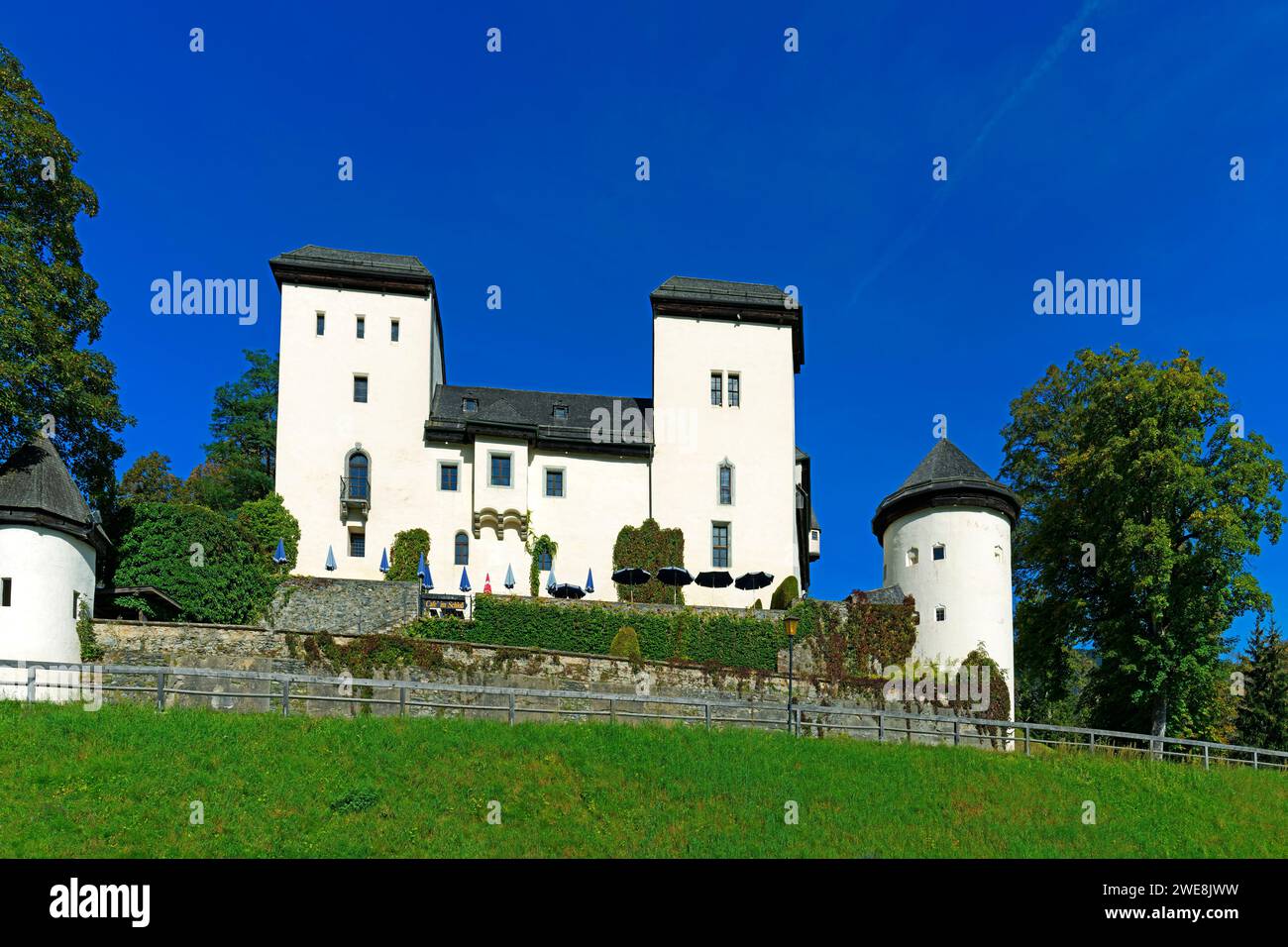 Goldegg castle goldegg austria salzburg hi-res stock photography and ...
