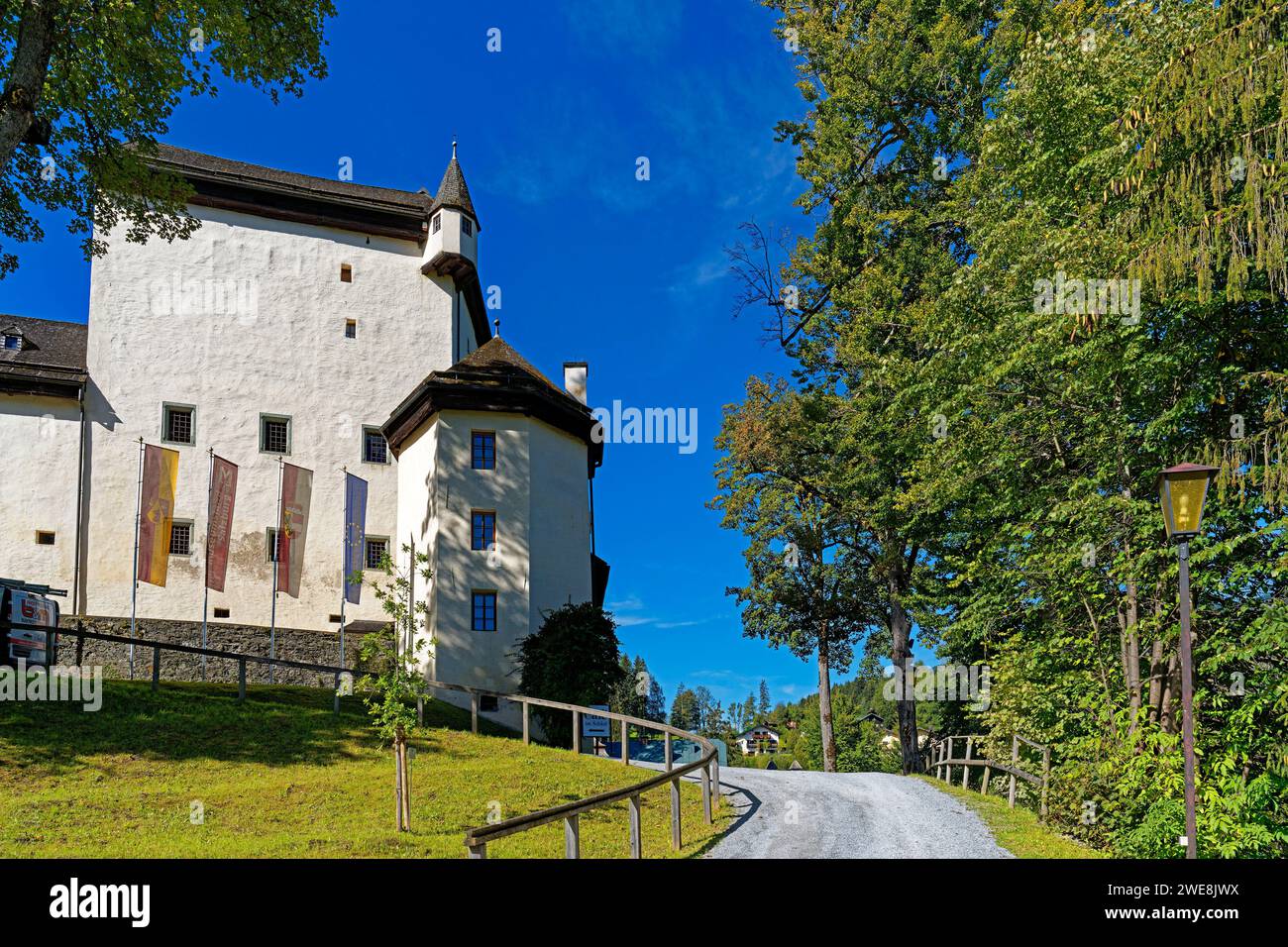Goldegg castle goldegg austria salzburg hi-res stock photography and ...