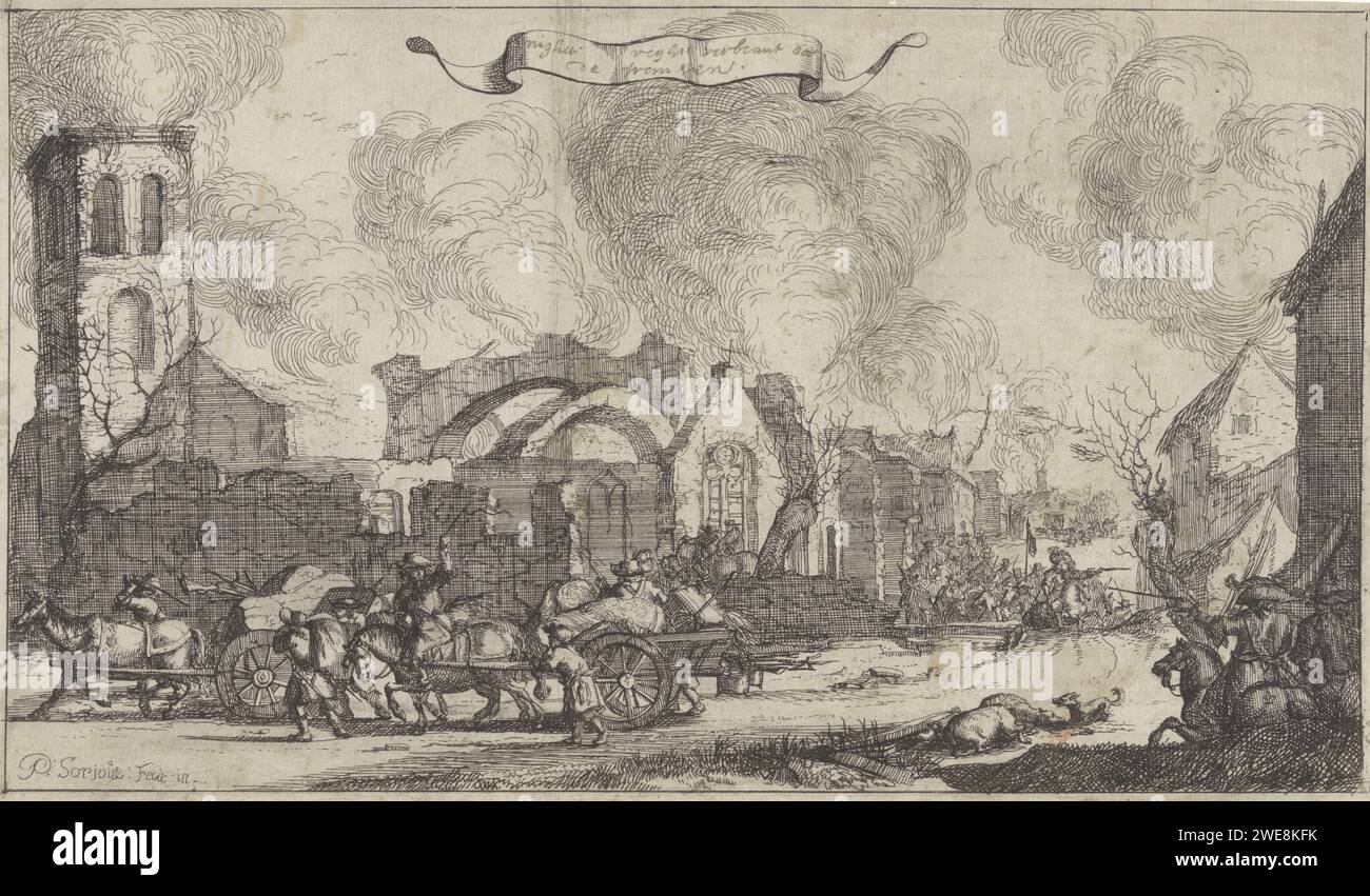 Etching devastated city hi-res stock photography and images - Alamy