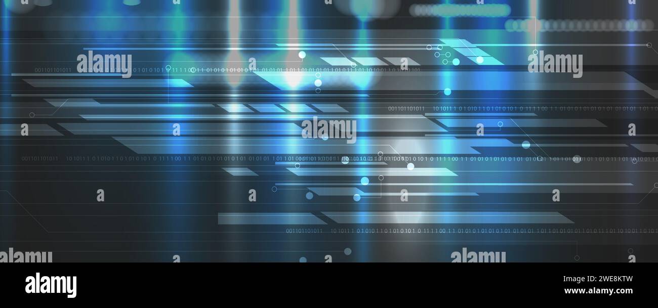 Technology Network Vector Background.. Science and technology ...