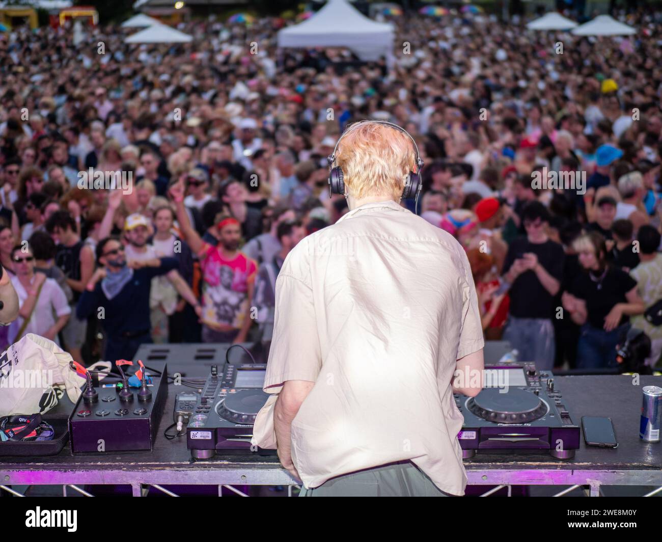Melbourne, Australia. 21st Jan, 2024. Gay Roberto DJ's on the Midsumma ...
