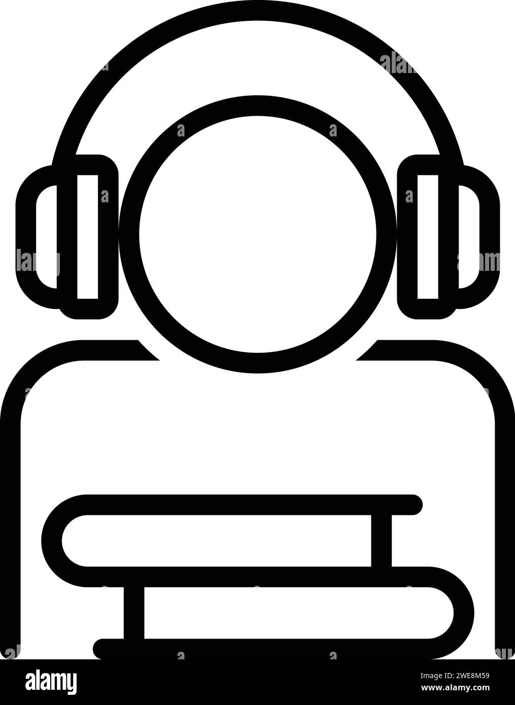 Online audio book Black and White Stock Photos & Images - Alamy