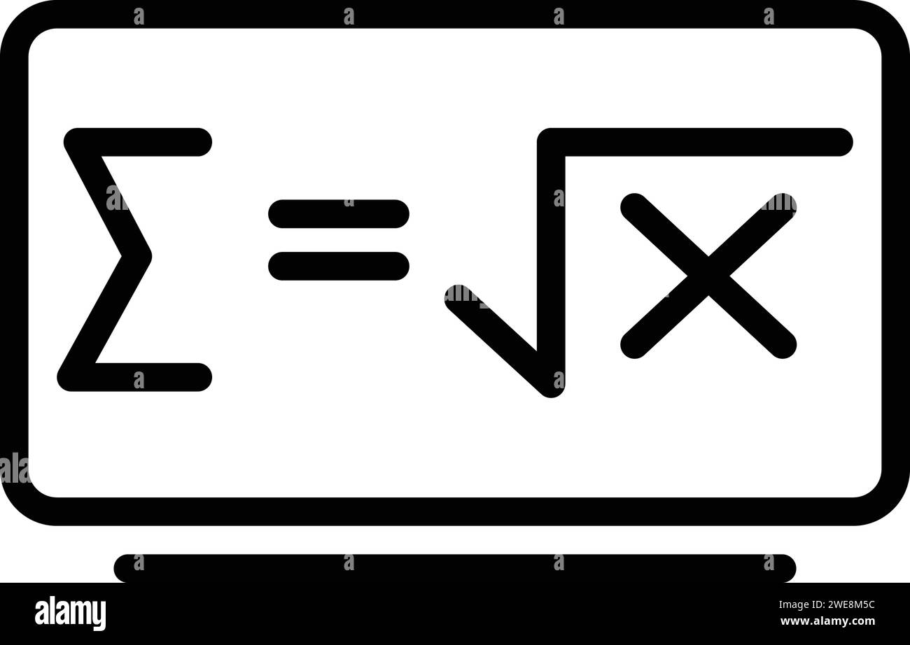 Formula math Stock Vector Images - Alamy