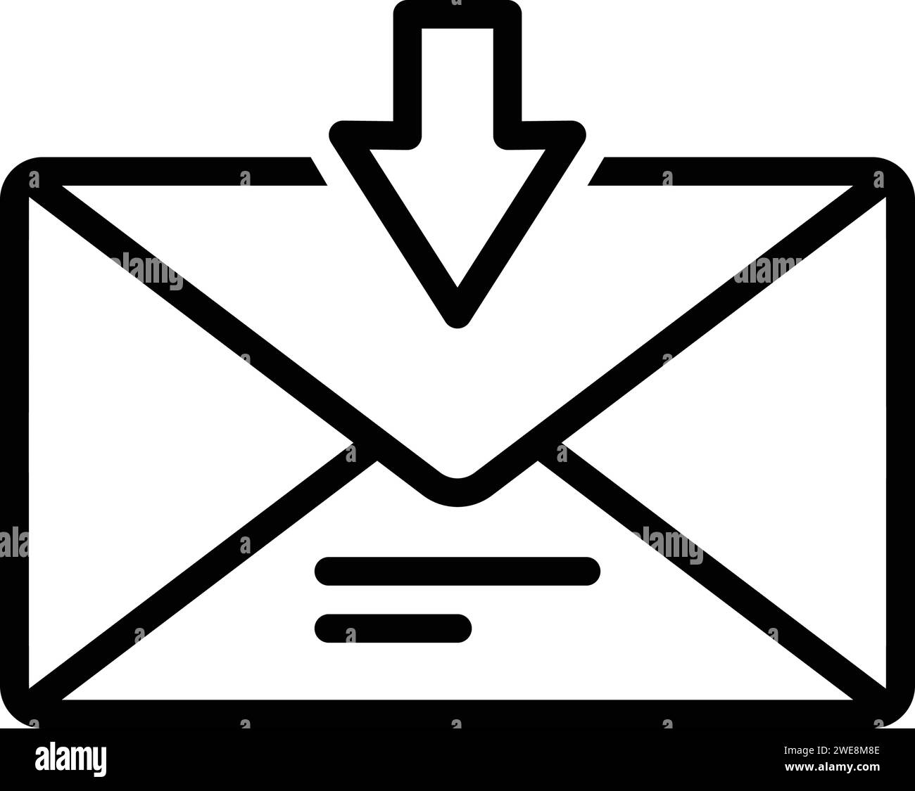 Direct message icon Stock Vector Images - Alamy