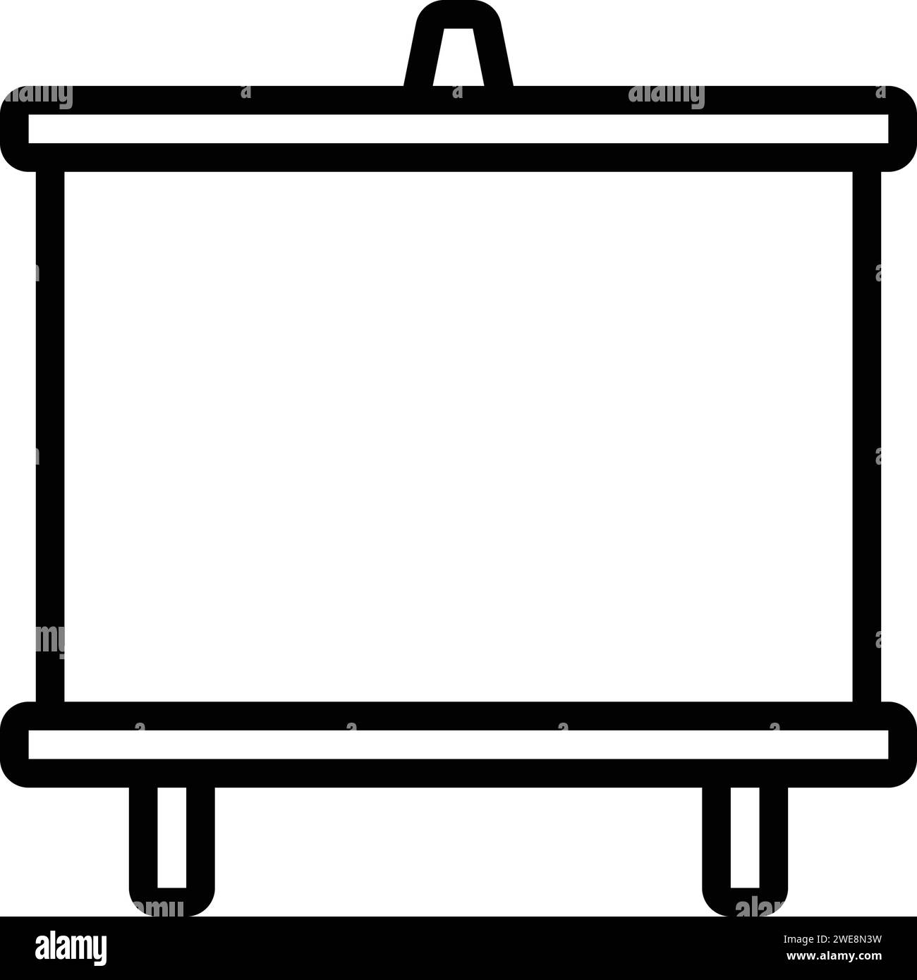 Whiteboard vector projector Black and White Stock Photos & Images - Alamy