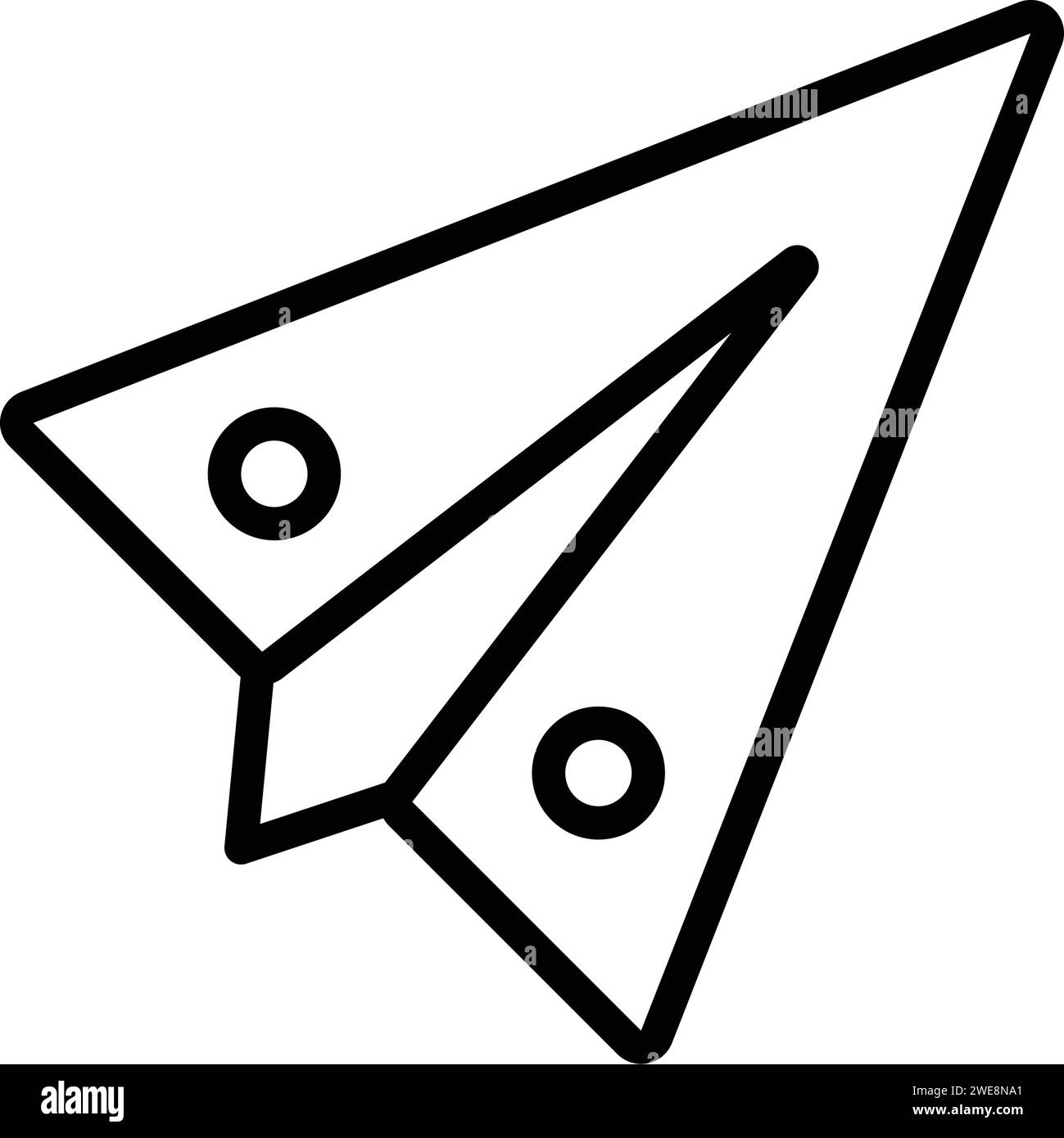 Icon for paper plane,aircraft Stock Vector Image & Art - Alamy