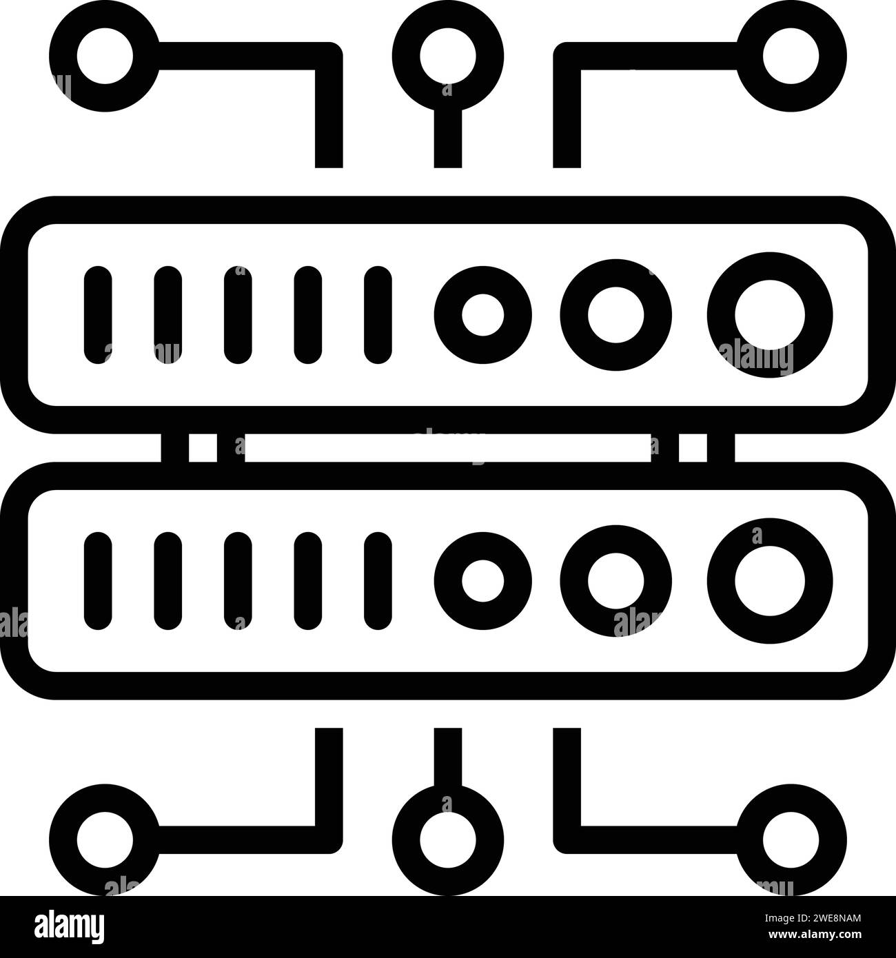 Icon for data,infrastructure Stock Vector Image & Art - Alamy