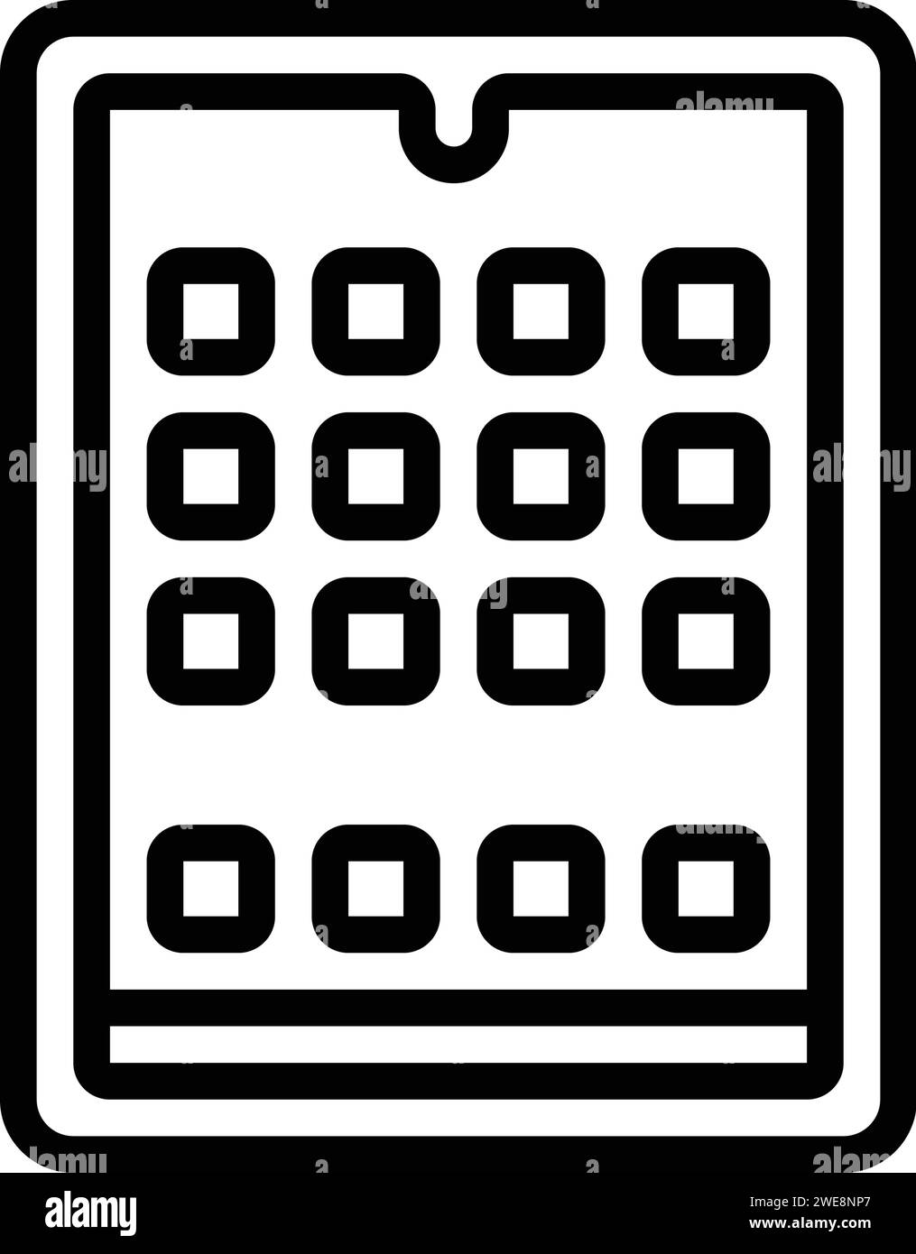 Ipad display Stock Vector Images - Alamy