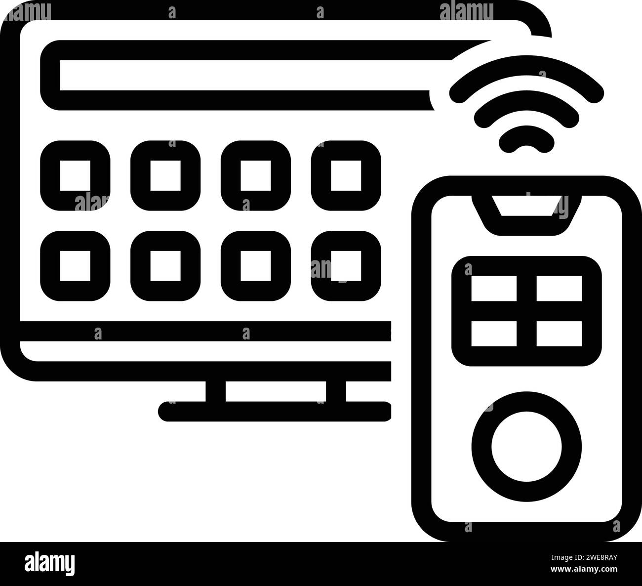 Icon for smart tv,smart,tv,remote Stock Vector Image & Art - Alamy