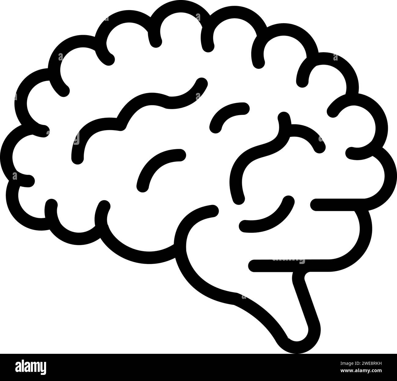 Icon for human brain,human,brain Stock Vector Image & Art - Alamy