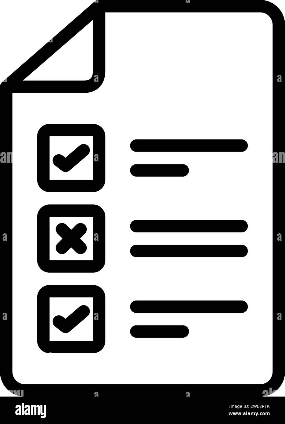 Icon for test,approval,evaluation Stock Vector Image & Art - Alamy