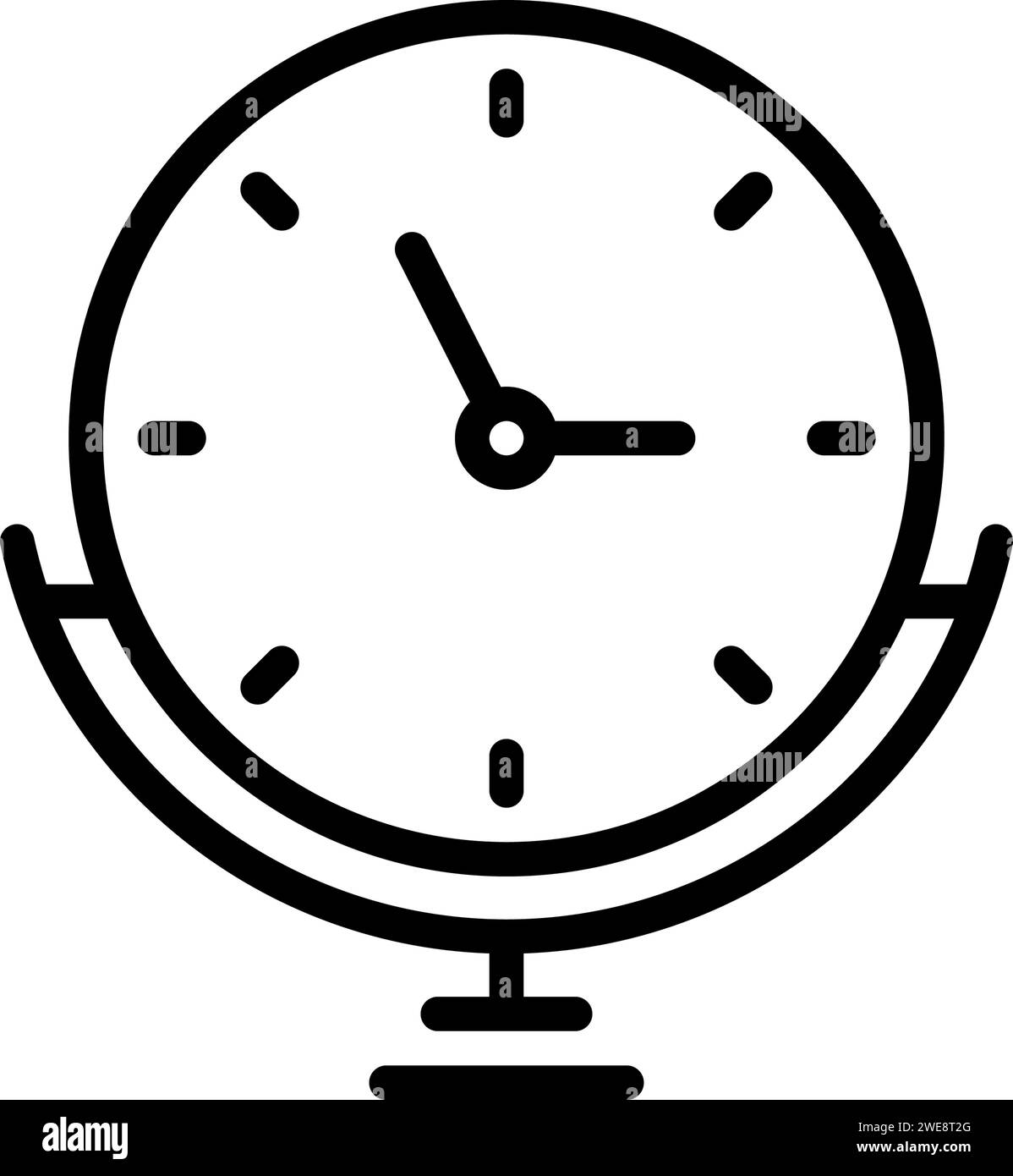 Stand clock Stock Vector Images - Alamy