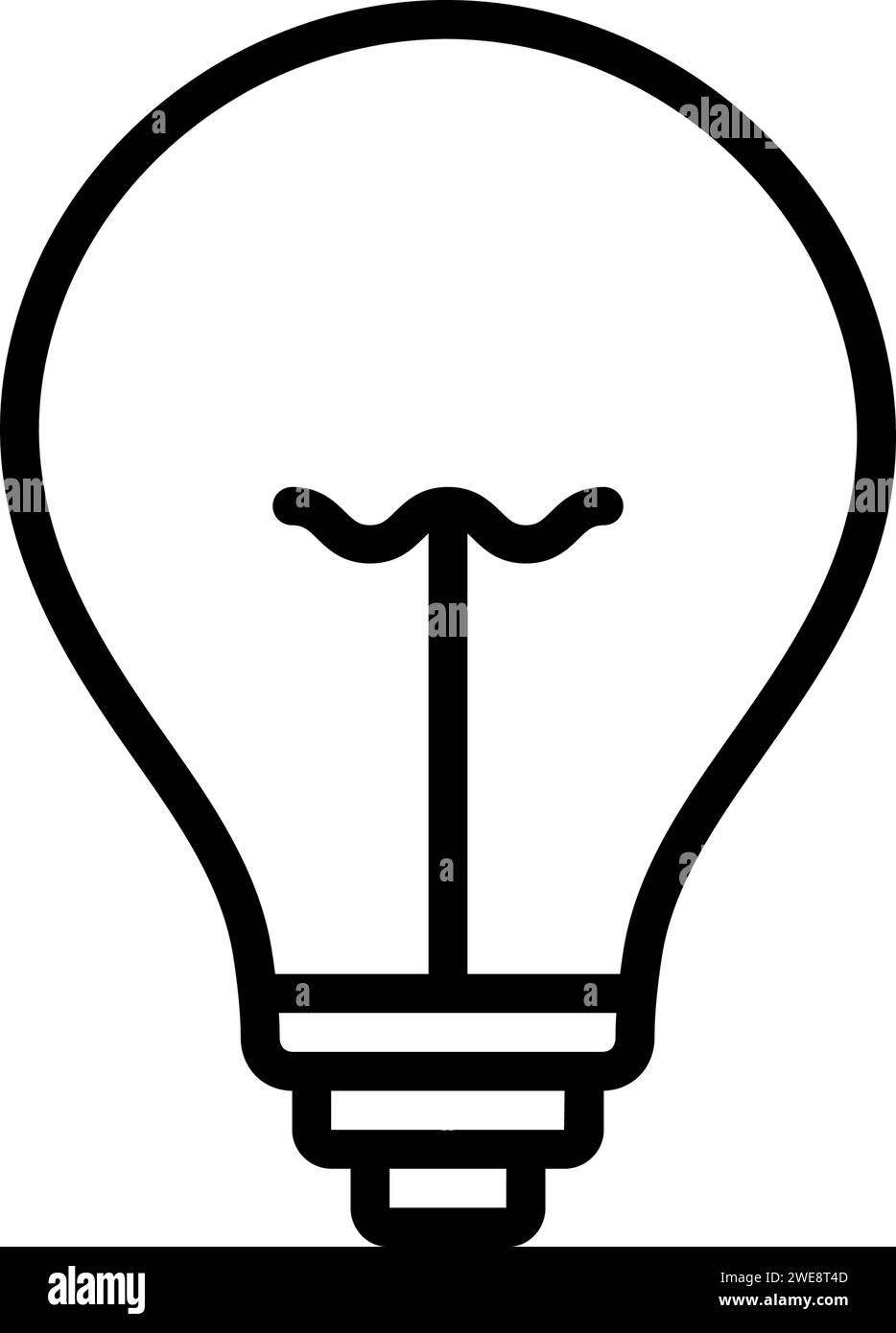 Icon for bulb Stock Vector Image & Art - Alamy