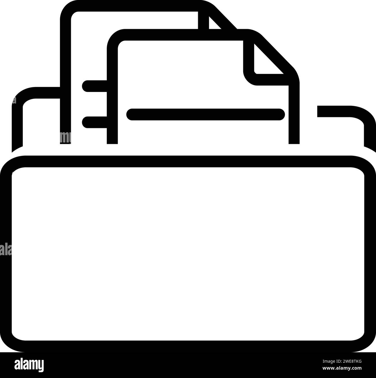 Icon for files,dossier Stock Vector Image & Art - Alamy