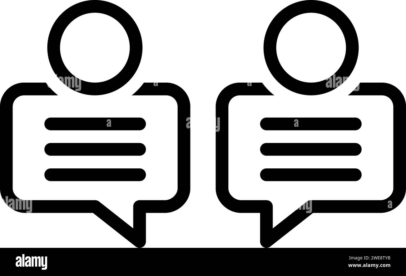 Business dialog Stock Vector Images - Alamy