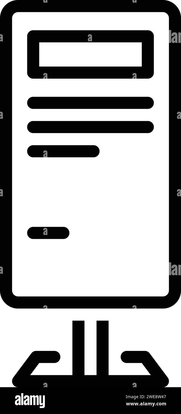 Icon for stand,ad Stock Vector Image & Art - Alamy