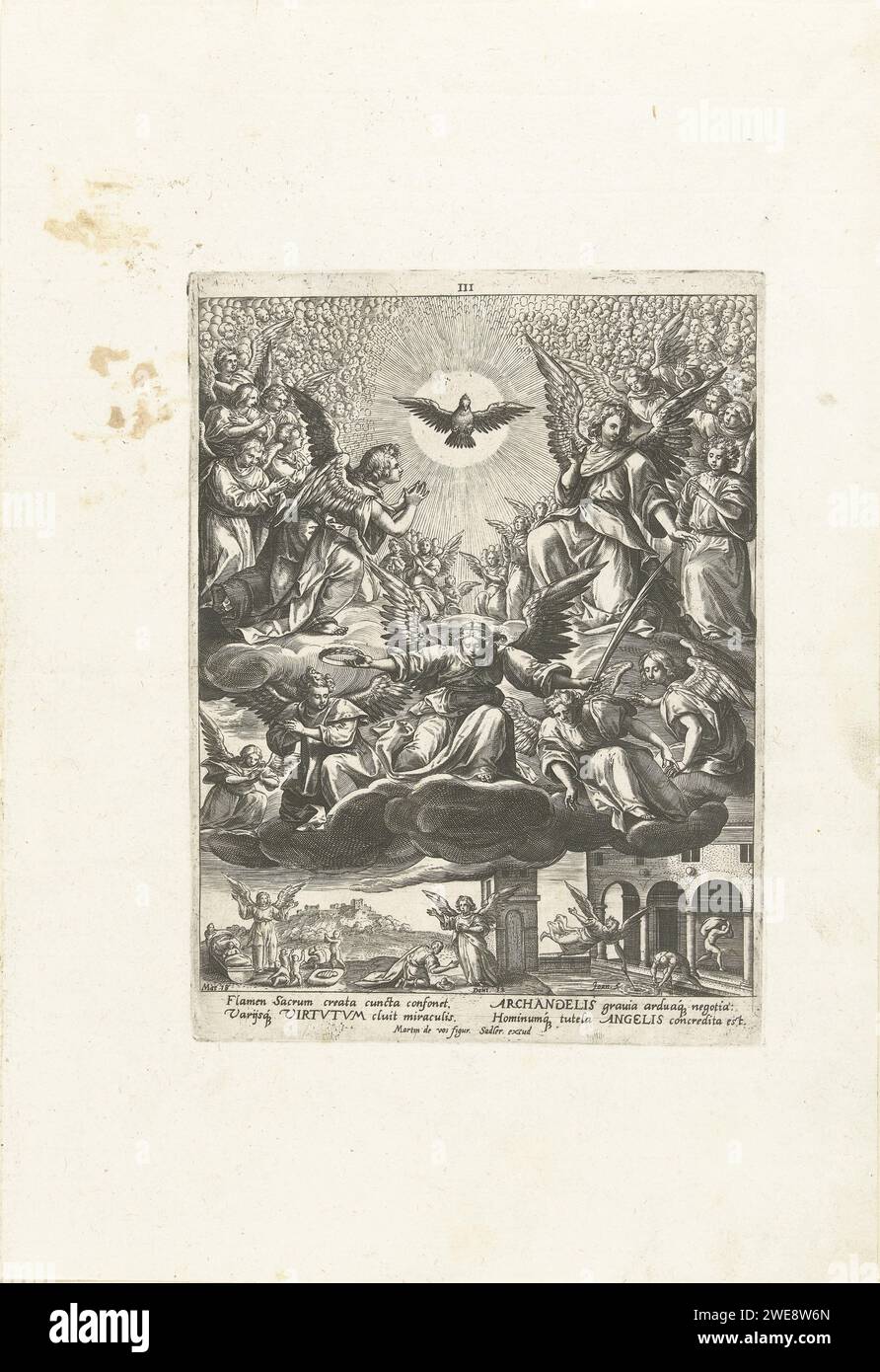 Holy Spirit with the archangels and the angels of lowest order, Jan ...
